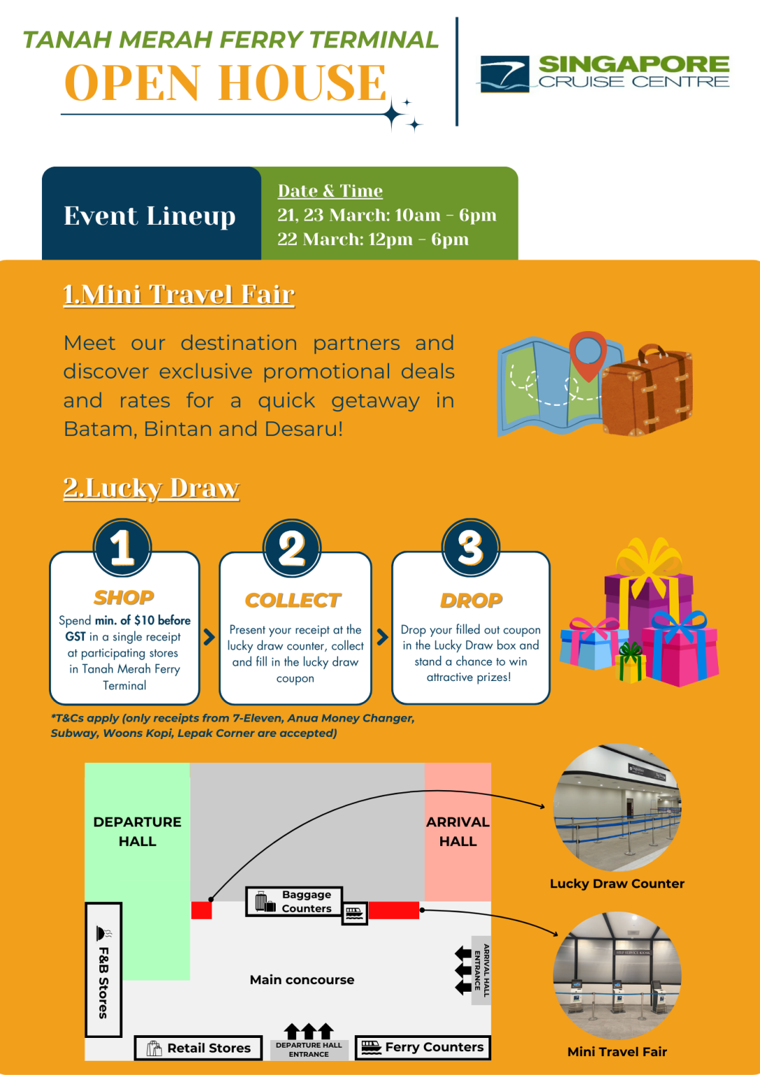 Singapore Cruise Centre (ferry & cruise) | Tanah Merah Ferry Terminal